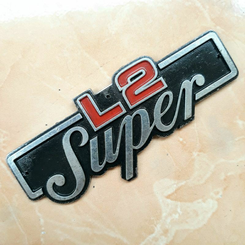 Jual Yamaha L2 Super Emblem Logo Tepong Body Cover Box Bok Aki Original ...