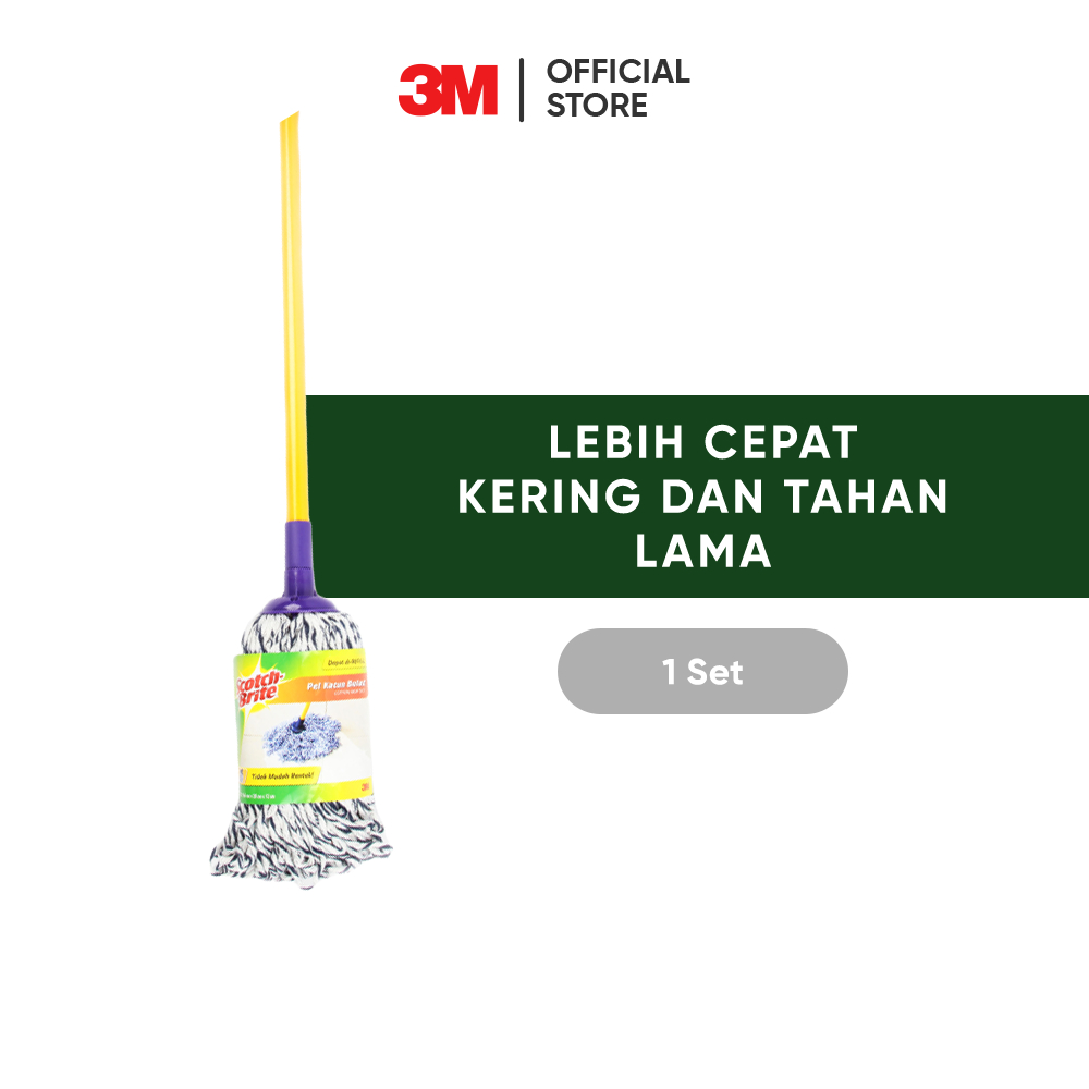 Jual 3M™ Scotch-Brite™ Pel Katun Bulat, Lebih cepat kering dan tahan ...