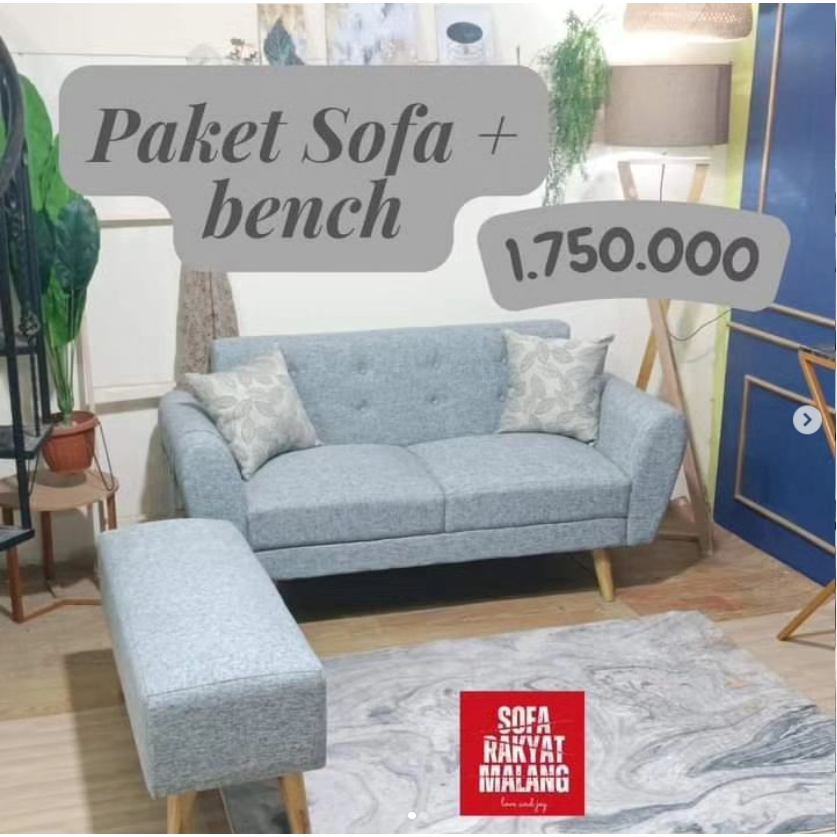 Jual Paket Sofa + Bench | Shopee Indonesia