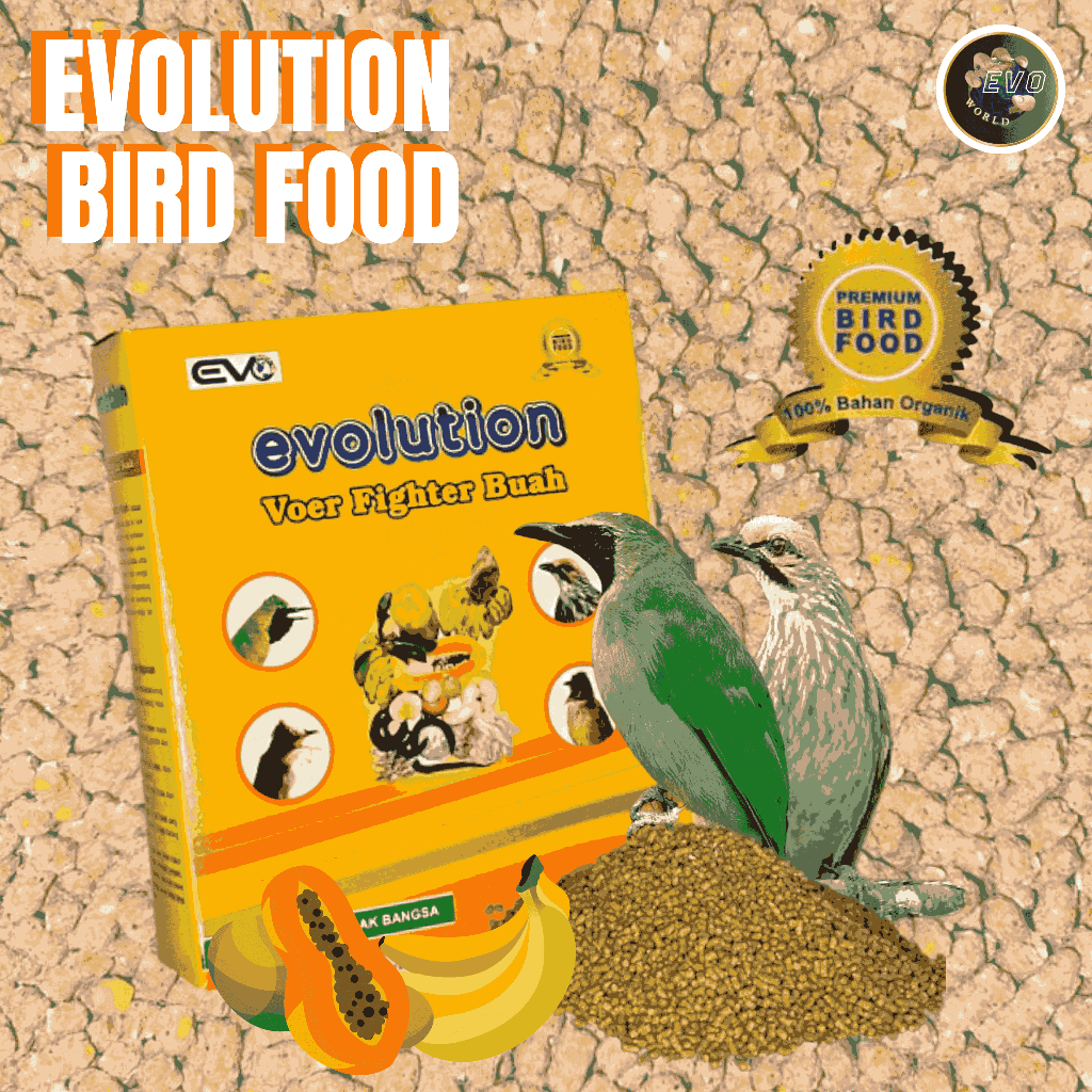 Jual VOER BURUNG PEMAKAN BUAH I EVO BUAH FIGHTER I VOER EVO HARIAN ...