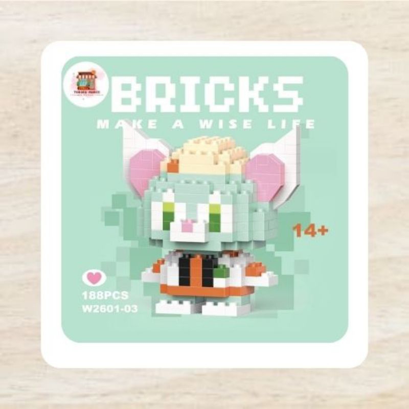 Jual Nano Block Atau Lego Balok Model Karakter Kartun Mainan Balok ...