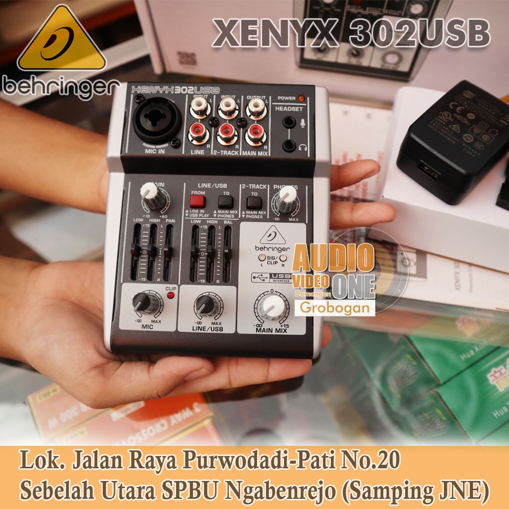 Jual Mixer Behringer Xenyx 302USB Mikser Audio Original Mixer Rekaman Garansi Resmi | Shopee ...