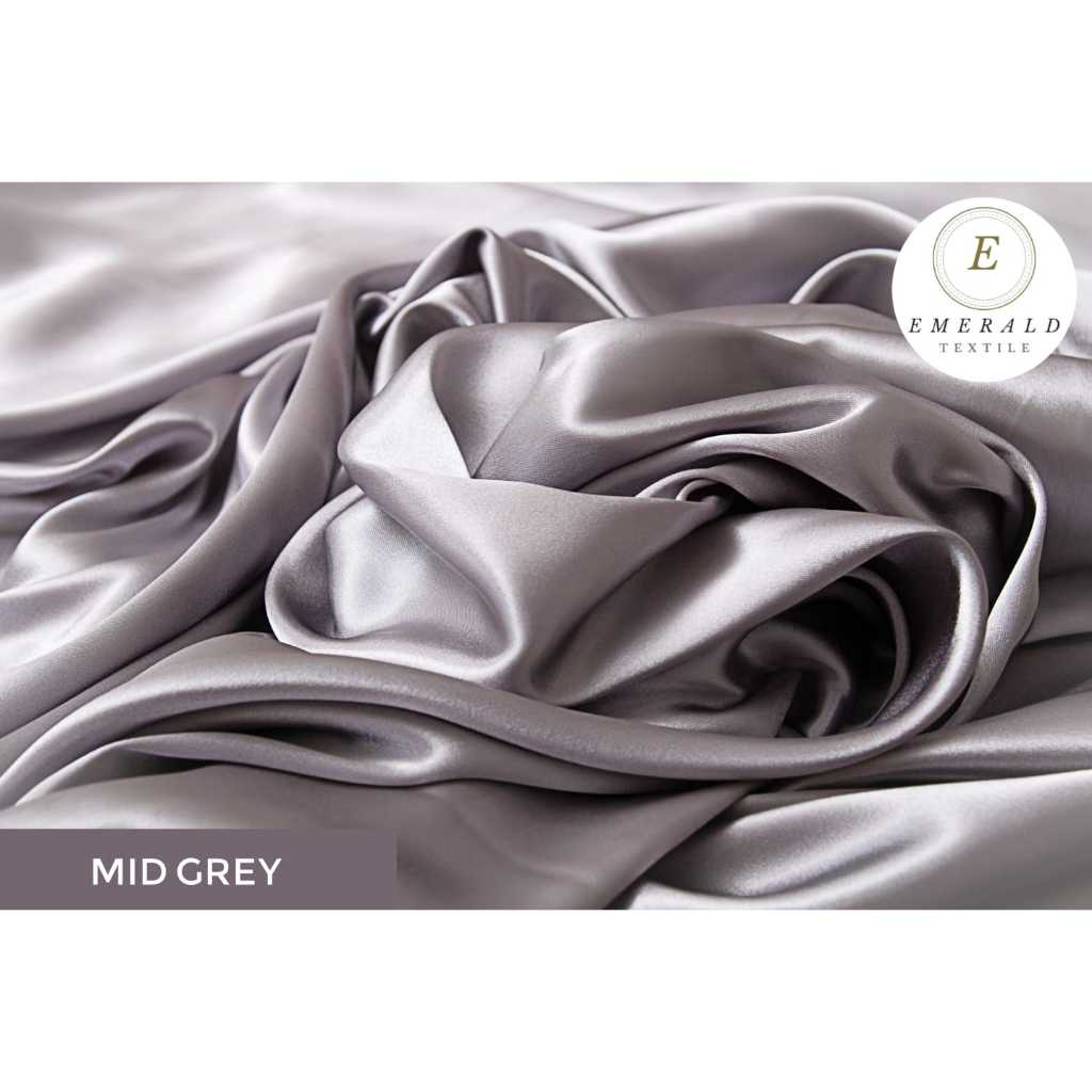 Jual ( BUKAN HIJAB ) SETENGAH METER Kain Satin Charmuse Silk Premium ...