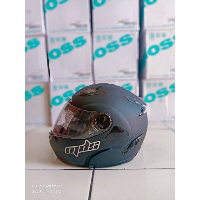 Jual HELM MDS PRO RIDER SOLID BLACK DOFF MDS MODULAR MDS PRORIDER ...