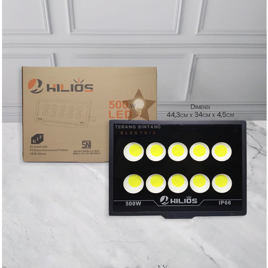 Jual Lampu Sorot led cob 500 watt Flood Light Outdoor Cob Hilios 500 W | Shopee Indonesia