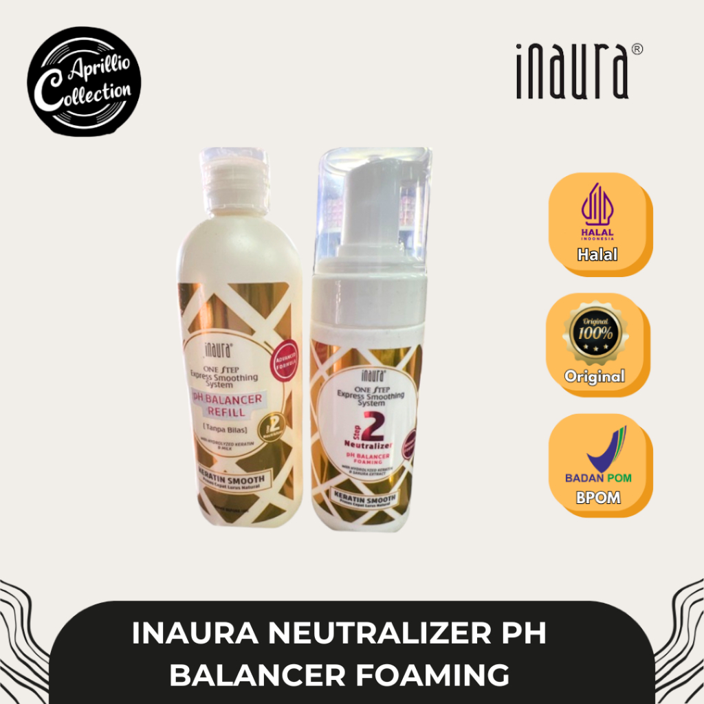 Jual INAURA ONE STEP STEP 2 NEUTRALIZER PH BALANCER FOAMING 100ml ...