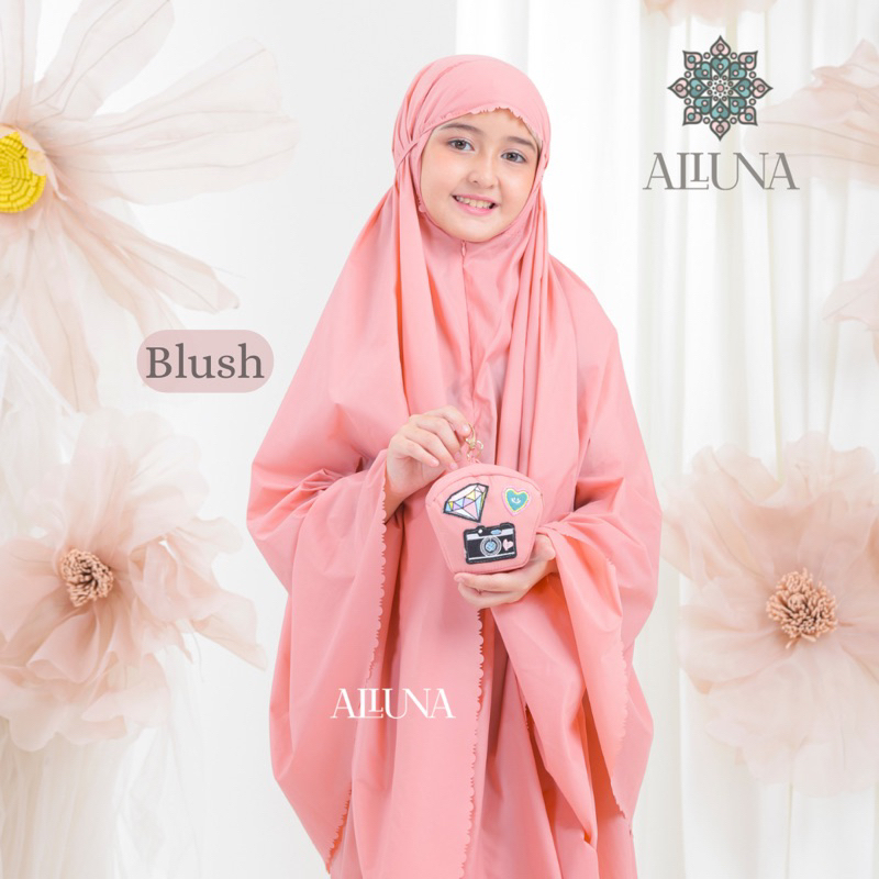 Jual ALLUNA - Mukena Anak Mini Travel Parasut Korea Premium Kids ALANA ...