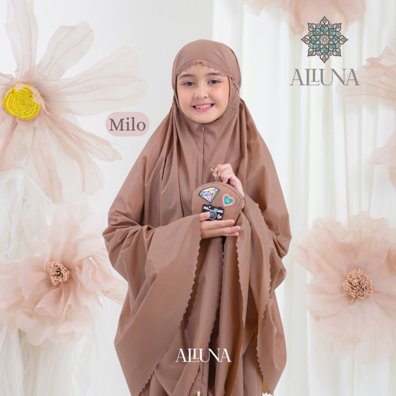 Jual ALLUNA - Mukena Anak Mini Travel Parasut Korea Premium Kids ALANA ...