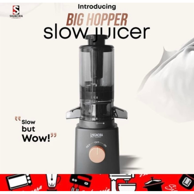 Jual SIGNORA Slow Juicer Big Hopper ORIGINAL | Shopee Indonesia