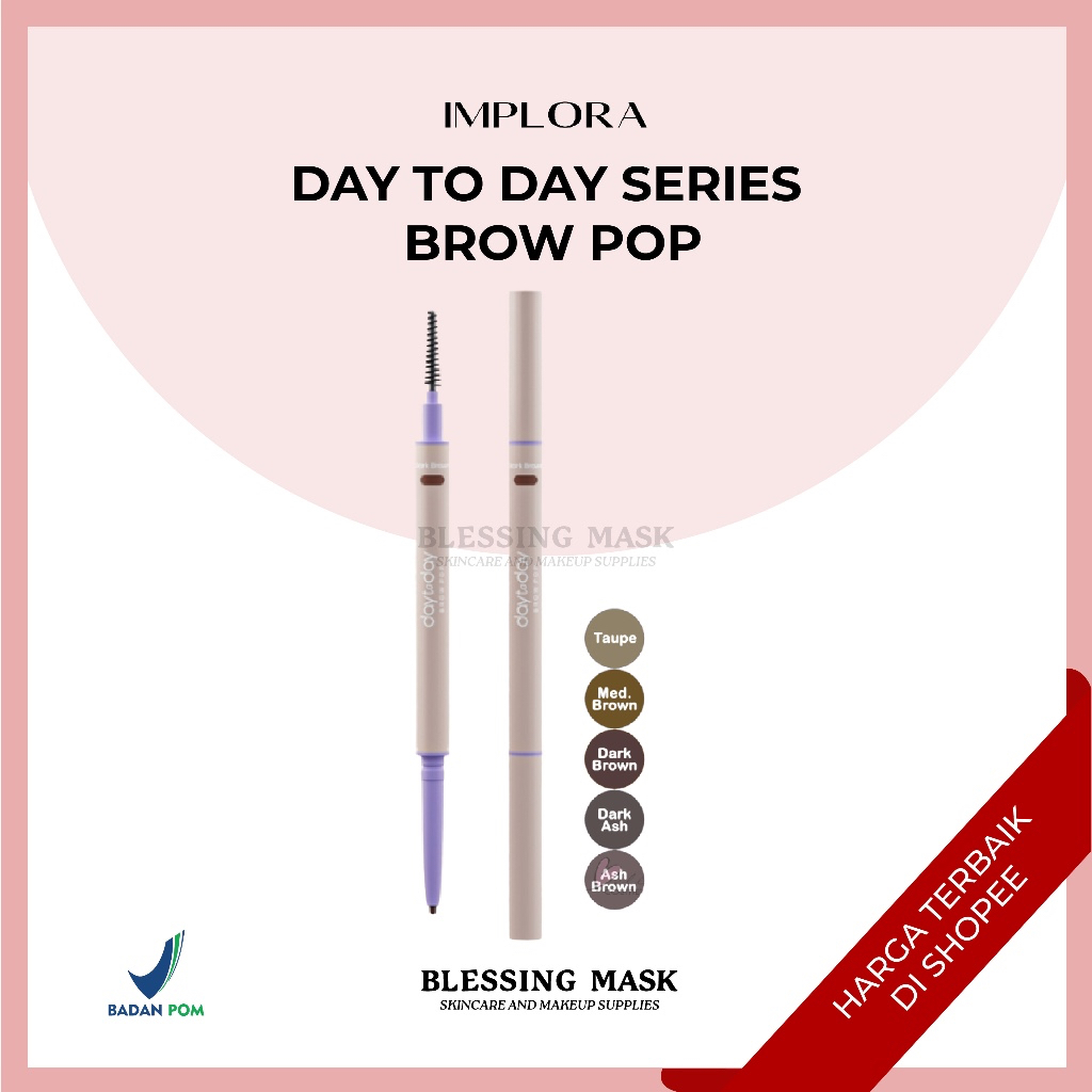 Jual Implora Day To Day Series Brow Pop | Eyebrow | Pensil Alis Implora ...