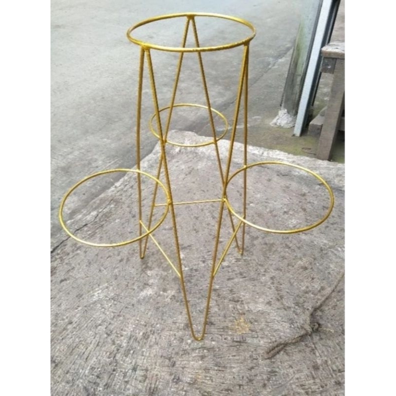 Jual Standing Pot Bunga Besi 4 IN 1 Minimalis ~ Tinggi 70 CM | Shopee ...