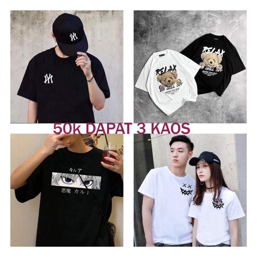 Jual IC88 Kaos Murah 50ribu Dapat 3 pcs Kaos Pria dan Wanita Motif ... Jual IC88 Kaos Murah 50ribu Dapat 3 pcs Kaos Pria dan Wanita Motif ...