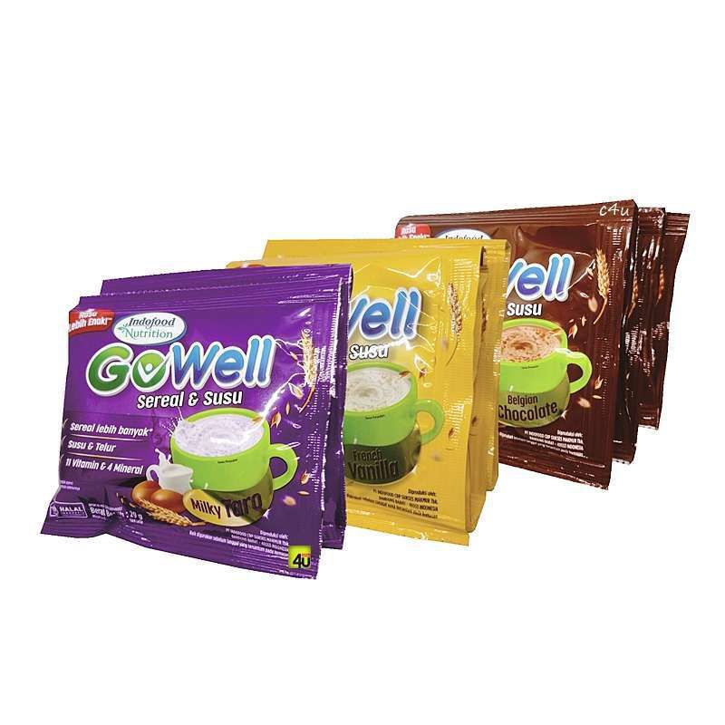 Jual GOWELL SEREAL & SUSU (1 Renceng isi 10 sachet) | Shopee Indonesia