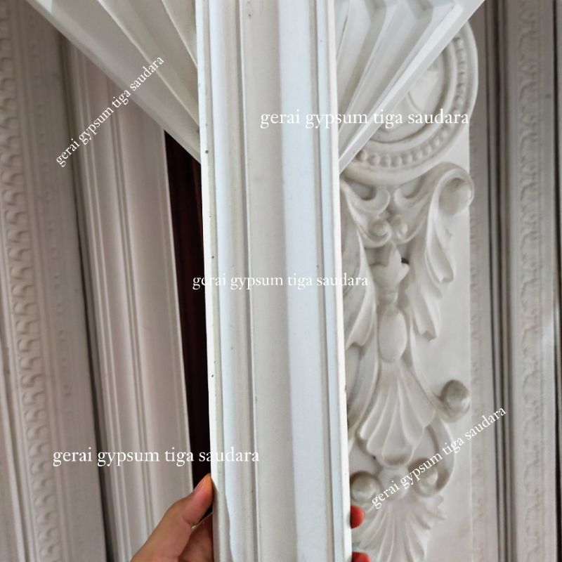 Jual Lis Gypsum - List Gipsum Polos Minimalis 8cm kiki - Lis Profil ...