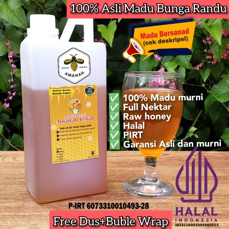 Jual Madu randu super 1kg 100% asli dan murni nektar kapuk randu aroma ...