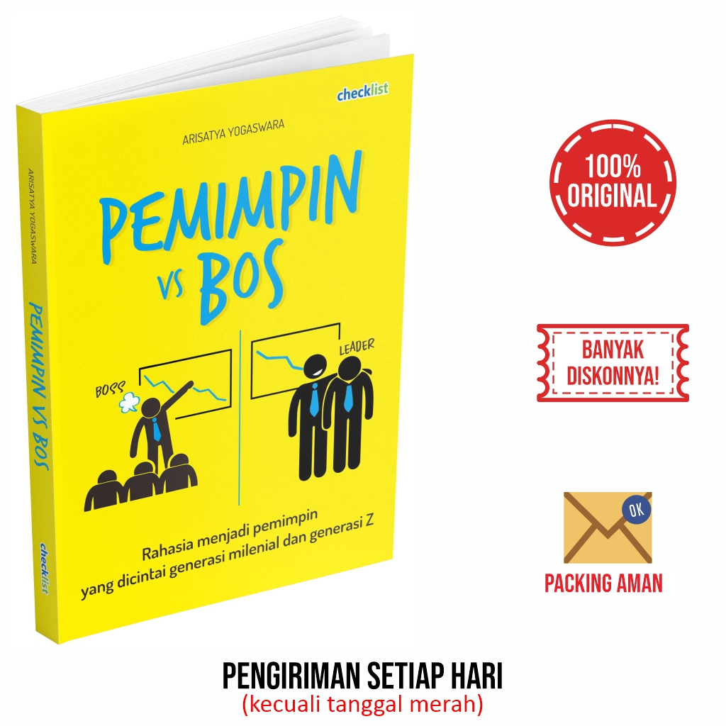 Jual Buku Pemimpin vs Bos (Rahasia Dicintai Generasi Milenial dan Z ...
