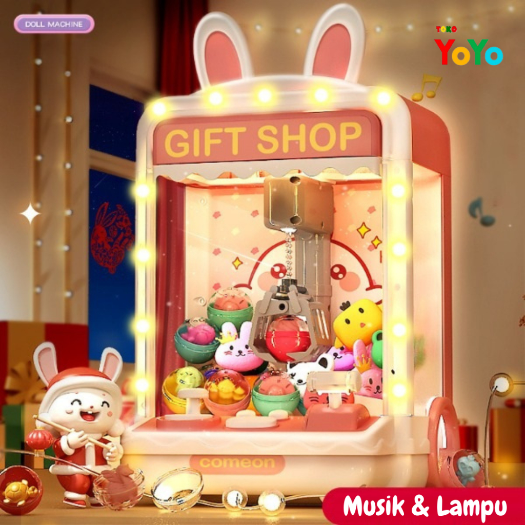 Jual BabyToys Mainan Anak Capit Boneka Jumbo Capitan Claw Machine Doll ...