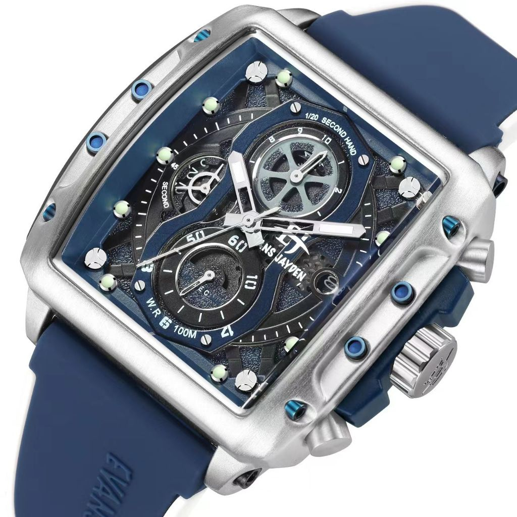 Jual Jam evans jayden jam tangan pria terbaru 9550 rubber COD Tanggal ...