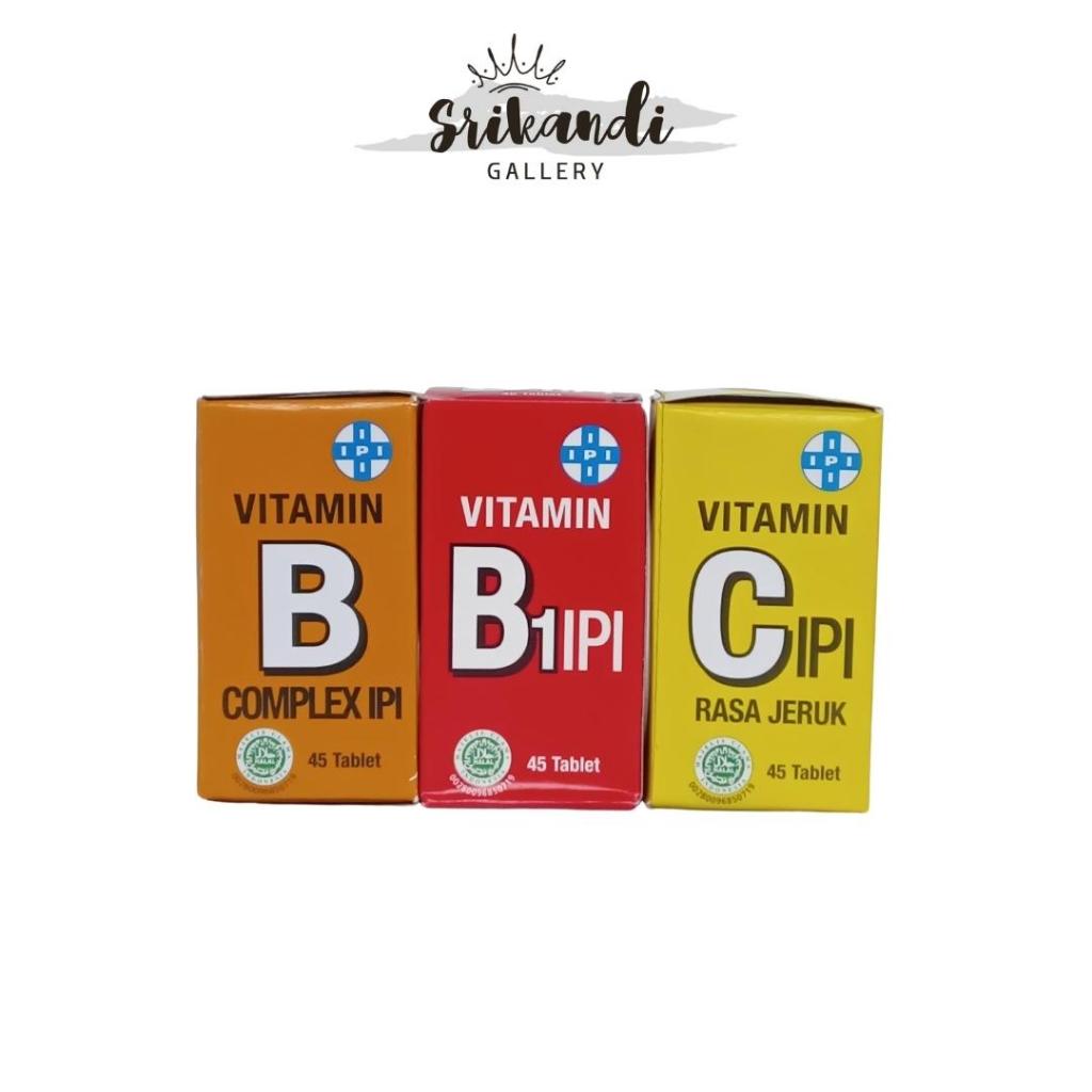 Jual VITAMIN IPI B COMPLEX, VITAMIN B1 IPI, VITAMIN C IPI 1 BOTOL 45 ...