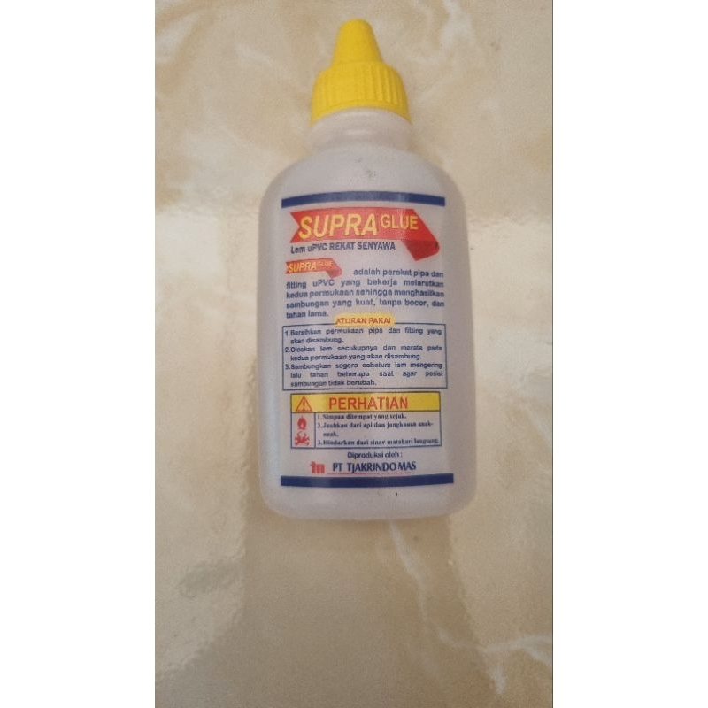 Jual Lem u PVC Rekat Senyawa Supra Glue | Shopee Indonesia