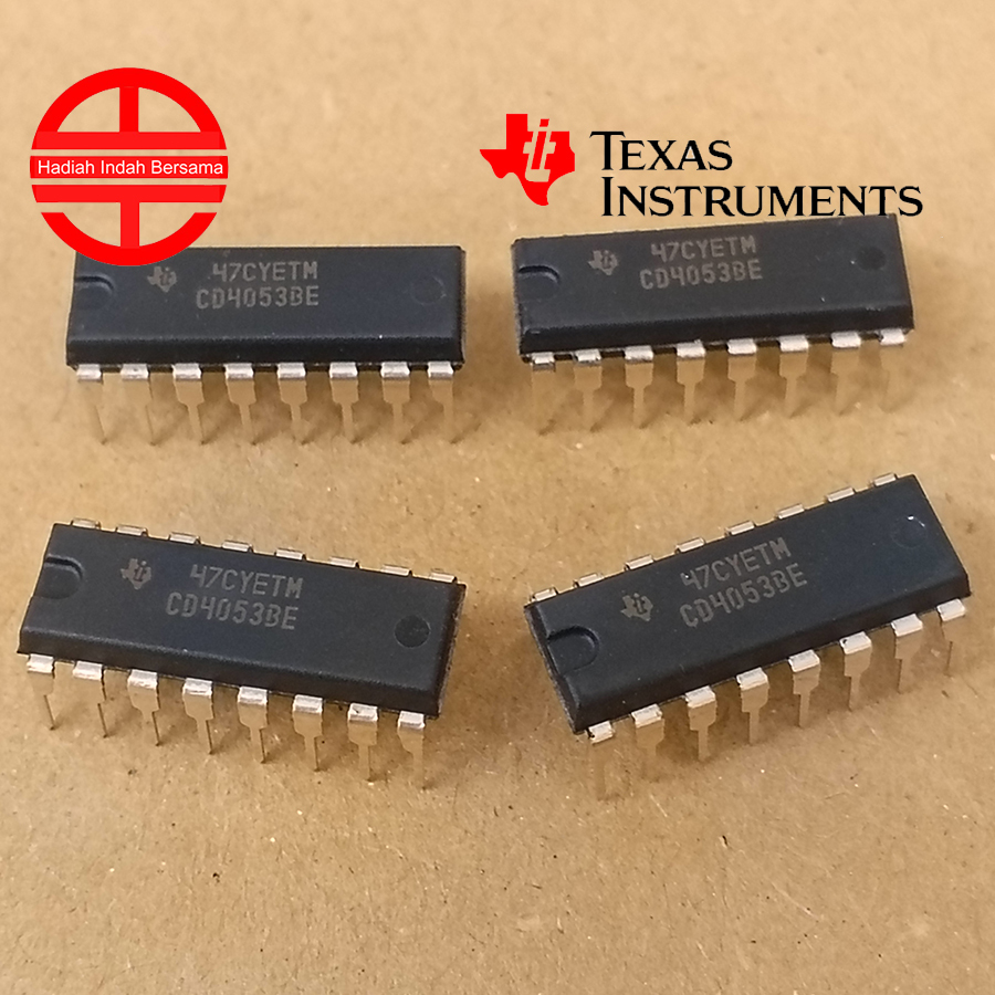 Jual IC CD4053 CD4053BE Analog Multiplexer Demultiplexer Texas Instruments | Shopee Indonesia