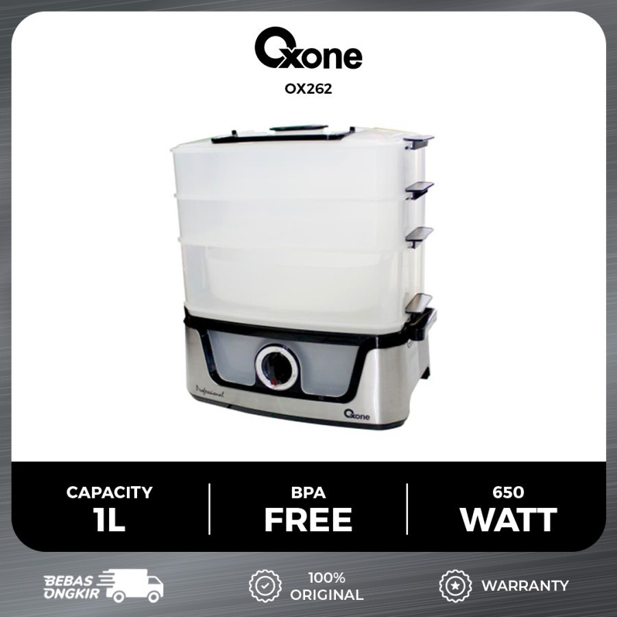 Jual NEW! OXONE Multi Food Steamer Pengukus Makanan BPA Free OX-262N ...