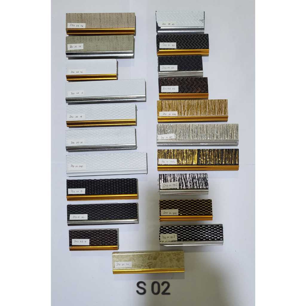 Jual Fiber Batangan Linen Bingkai PolyFrame IJF S02 (3cm) | Shopee ...