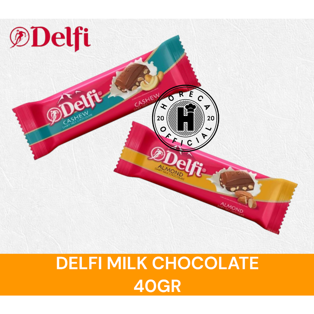 Jual DELFI MILK CHOCOLATE BAR 40GR/DELFI COKELAT BATANGAN 40GR | Shopee ...