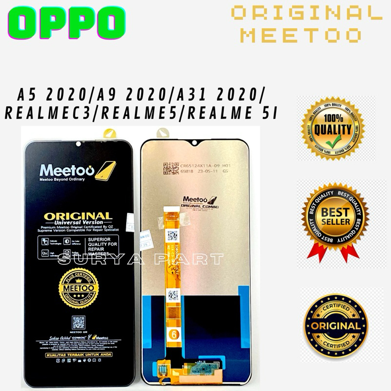 Jual [ORIGINAL] QUALITY LCD OPPO A5 2020 / A9 2020 / A31 2020 / Rlm C3 ...