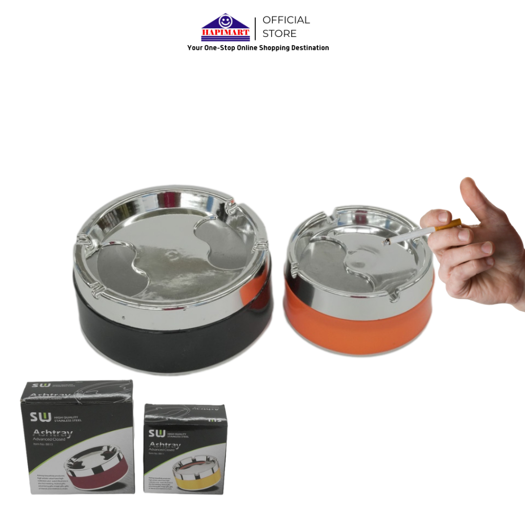 Jual Asbak Putar Portable Hotel Cafe/Asbak Ukuran Kecil Putar Tutup ...