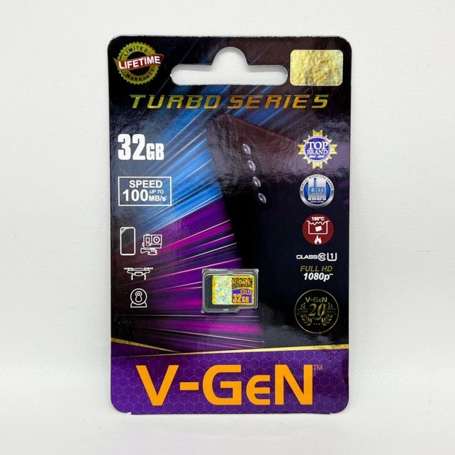 Jual Micro SD VGEN 32GB Class 10 MMC 32GB Turbo Kelas 10 Micro Memory ...