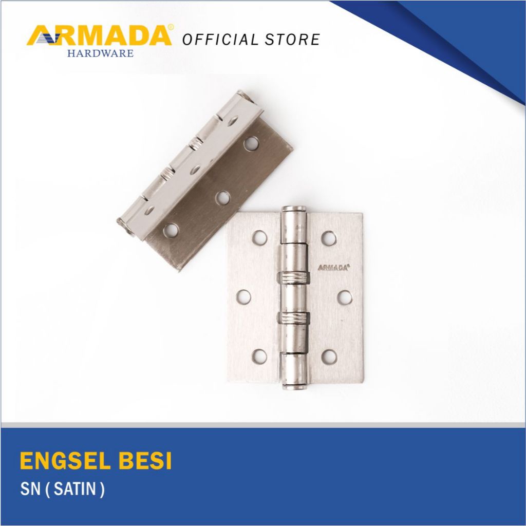 Jual ARMADA Engsel Pintu Besi Satin Putih Engsel Jendela Engsel Pintu ...