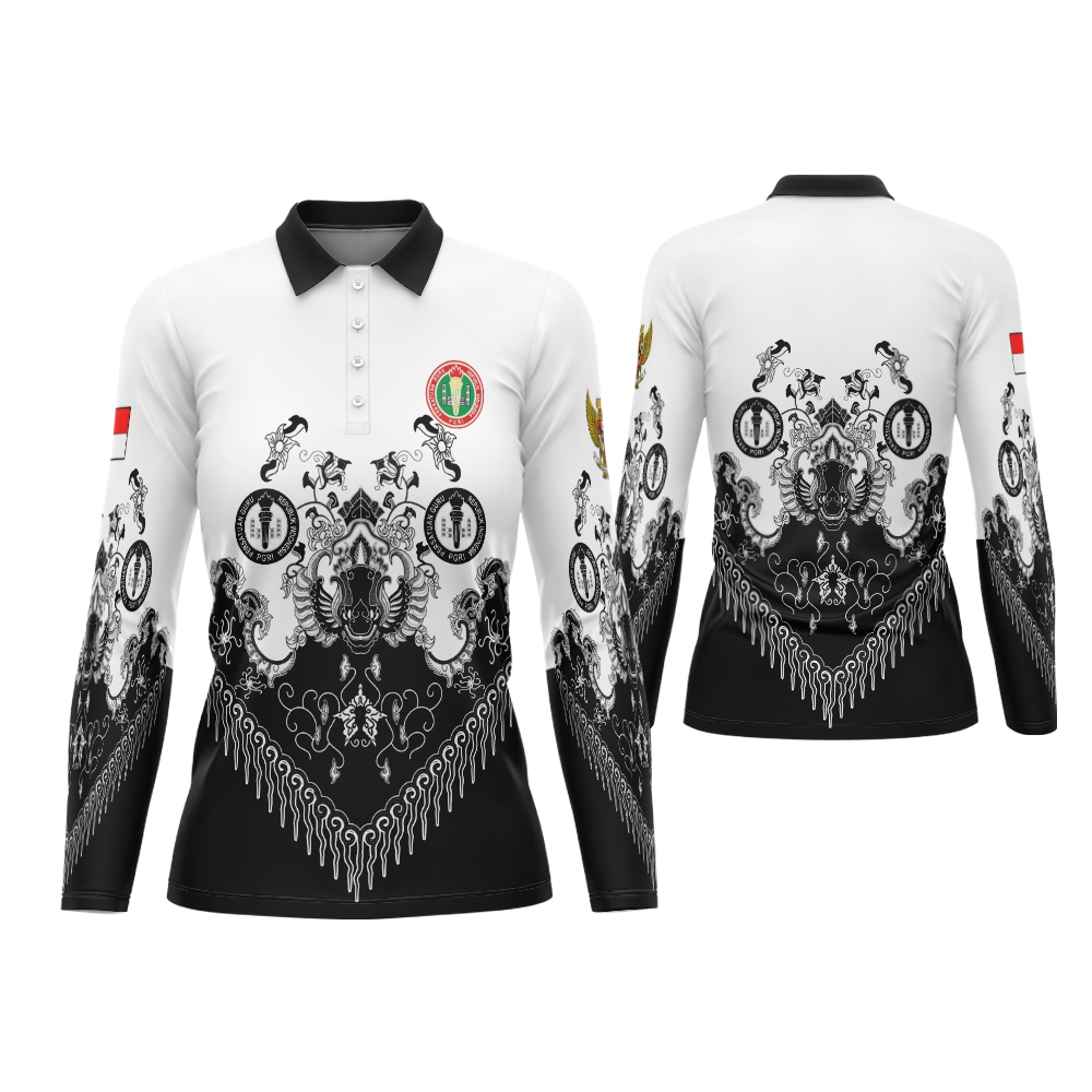 Jual Baju Kaos Seragam PGRI Wanita / Baju Guru Seragam PGRI Lengan ...