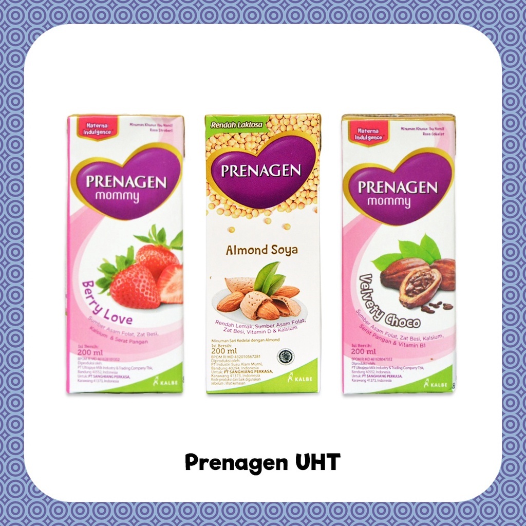 Jual Prenagen Mommy Uht Berry love,Coklat dan Almond Soya 200 ml | Shopee Indonesia