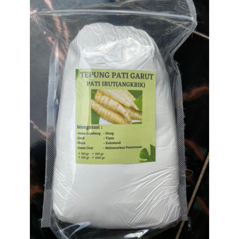 Jual TEPUNG GARUT/PATI ASAM LAMBUNG/ANGKRIK /ARROWROOT 500Gr | Shopee ...