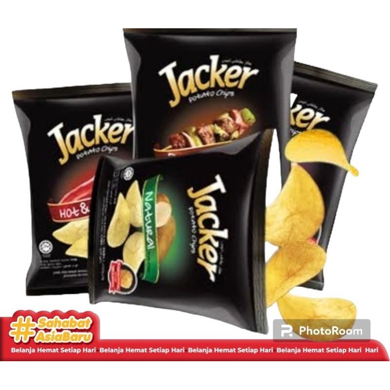Jual jacker potato crisp 60g snack keripik kentang malaysia | Shopee ...