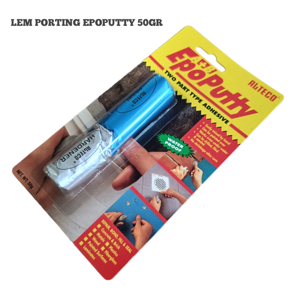 Jual Lem porting epoputty 50 gr Lem serbaguna alteco | Shopee Indonesia