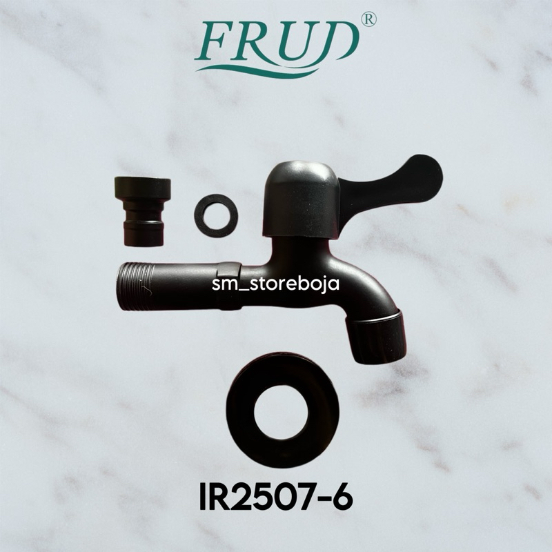 Jual KRAN TEMBOK FRUD IR2507-6 1/2" HITAM | Shopee Indonesia