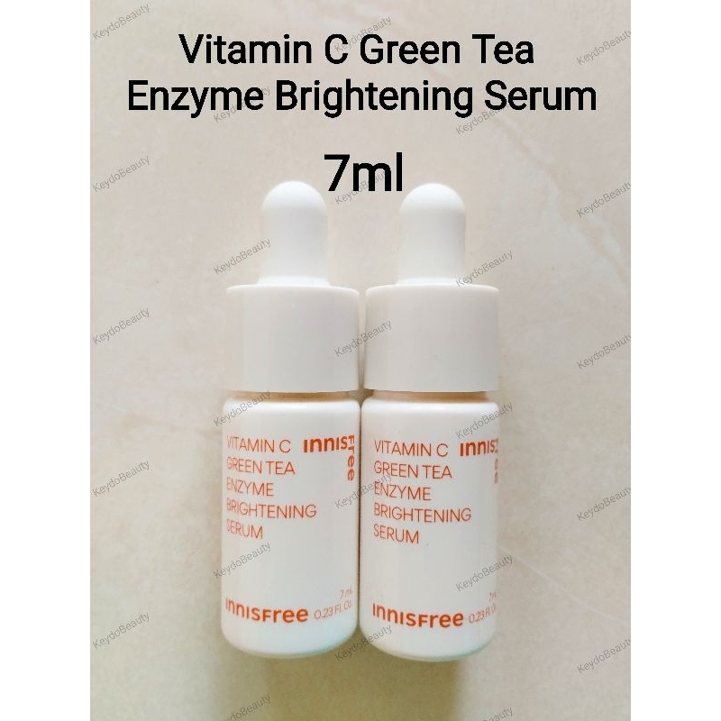 Jual Innisfree Vitamin C Green Tea Enzym Brightening Serum 7ml(Exp 2026 ...