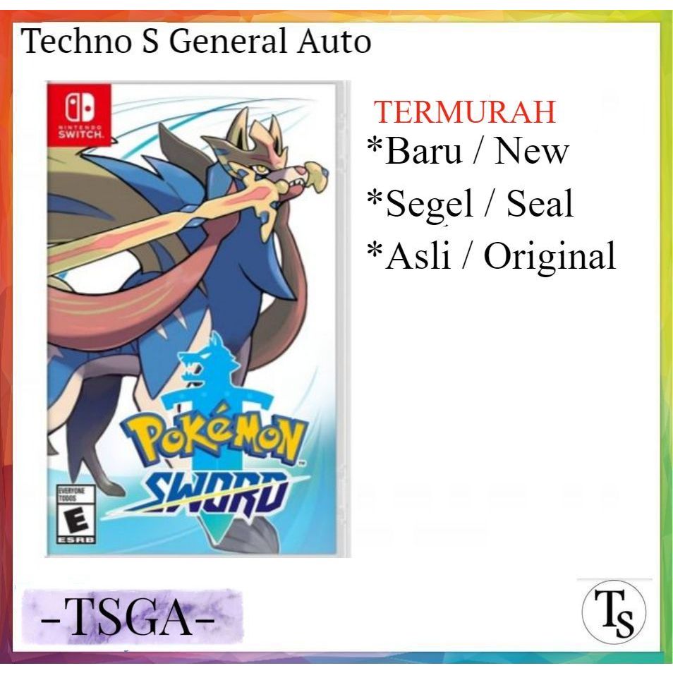 Jual Nintendo Switch Pokemon Sword / NS Switch Pokemon Swords | Shopee ...