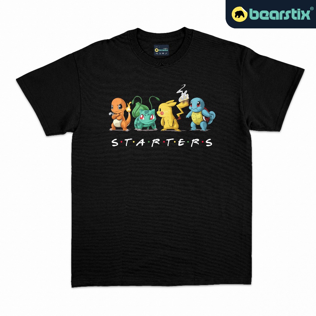 Jual SHINZO - Tshirt Starters - Kaos Pokemon - Baju Pikachu - Tshirt ... Jual SHINZO - Tshirt Starters - Kaos Pokemon - Baju Pikachu - Tshirt ...