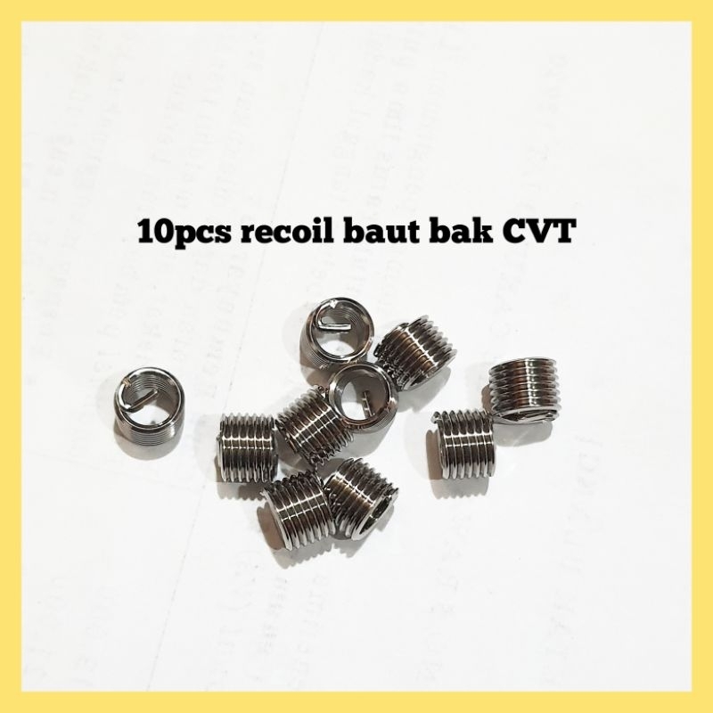 Jual IS0004 Paket 10pcs recoil baut CVT recoil baut bak CVT recoil CVT ...