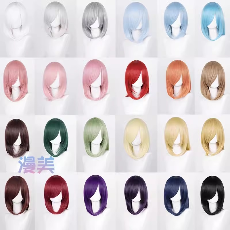 Jual WIG COSPLAY ALICE / YWAILISI BASE 40CM LURUS MULTI COLOUR / BANYAK ...