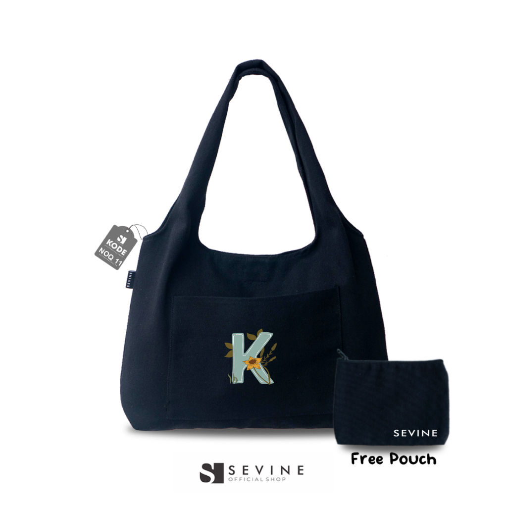 Jual Sevine Nora Totebag Kanvas Tas Wanita Tote Bag Hobo Kantong Kuliah ...