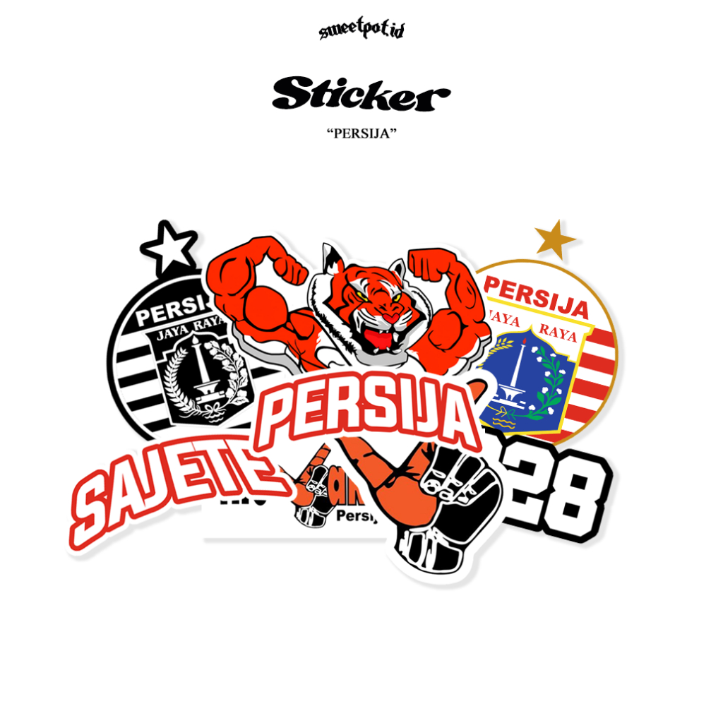 Jual STICKER PERSIJA EDITION / STICKER KLUB LIGA 1 / STICKER BIJIAN ...