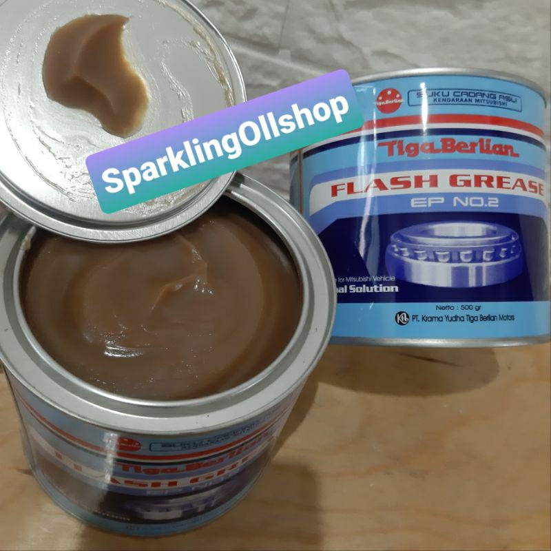 Jual Grease Gemuk Lithium Bearing KTB Tiga Berlian EP NO.2 - 500gram ...