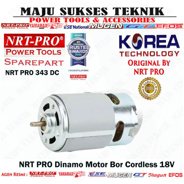 Jual Dinamo Motor 18V Mesin Bor Cordless NRT PRO DC 343 / Dc343 343DC ...