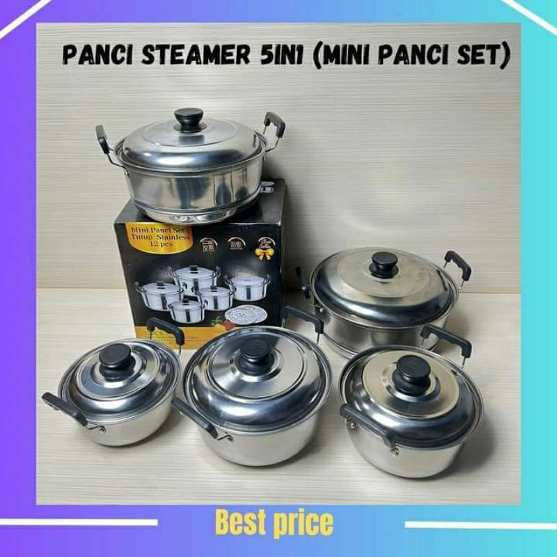 Jual PANCI STEAMER 5IN1 (MINI PANCI SET) | Shopee Indonesia
