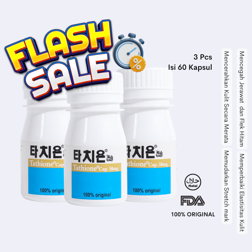Jual Tathione 60 Kapsul 3 Botol | Shopee Indonesia