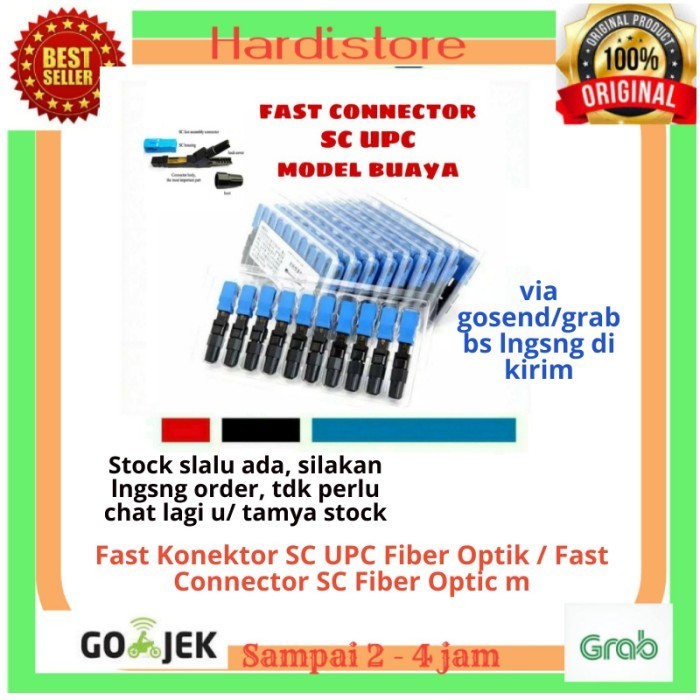 Jual Fast Konektor SC UPC Fiber Optik Fast Connector SC Fiber Optic 10Pcs | Shopee Indonesia